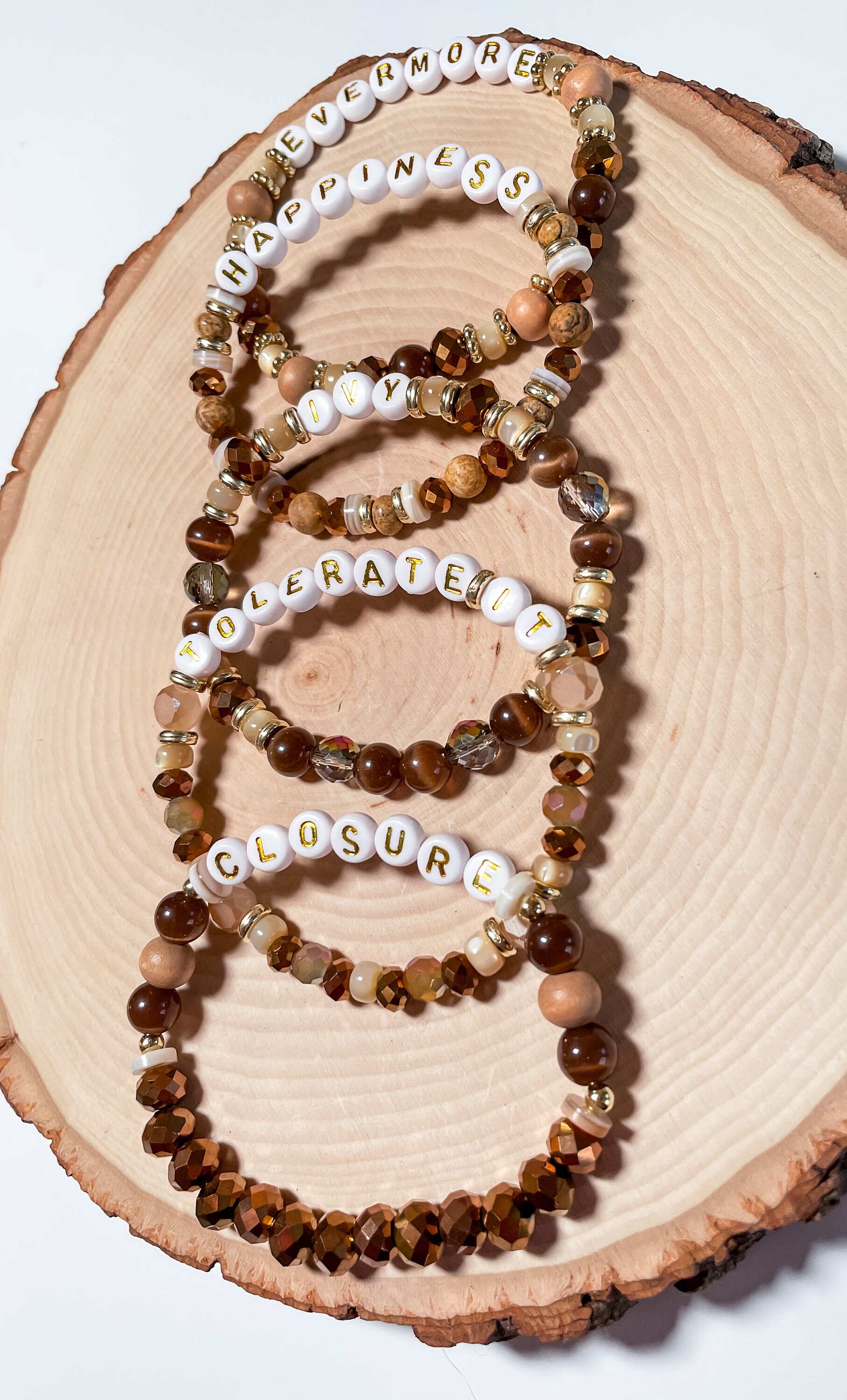 Era’s Tour Swiftie Bracelet Stack - Evermore Era - Evermore, Happiness ...