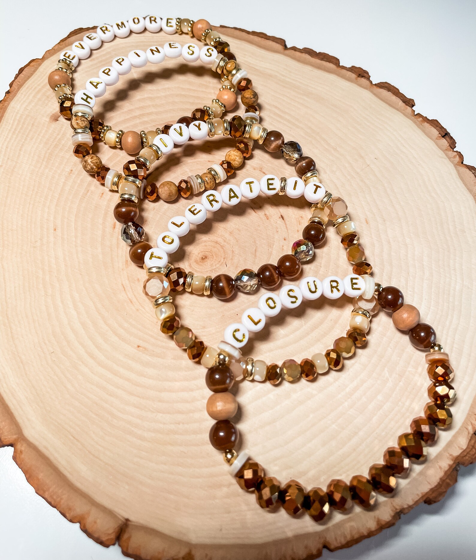 Era’s Tour Swiftie Bracelet Stack - Evermore Era - Evermore, Happiness ...