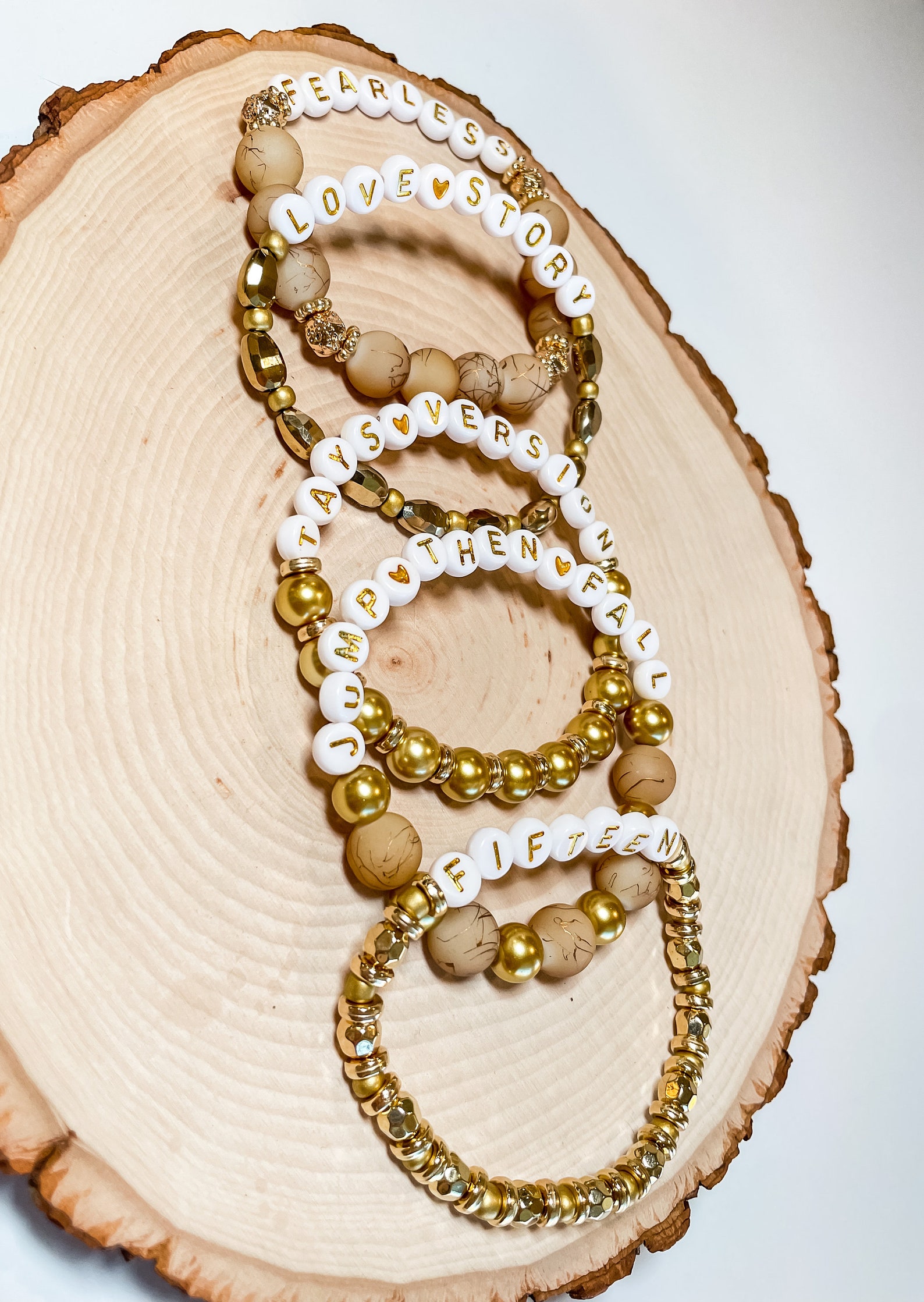 Eras Tour Swiftie Bracelet Stack Fearless Era Taylor - Etsy