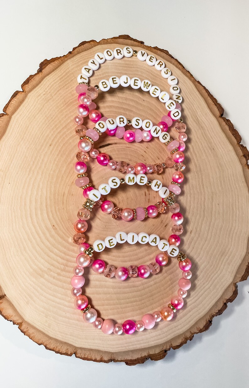 Eras Tour Swiftie Bracelet Stack Lover Era Inspired 5 Piece Taylors ...