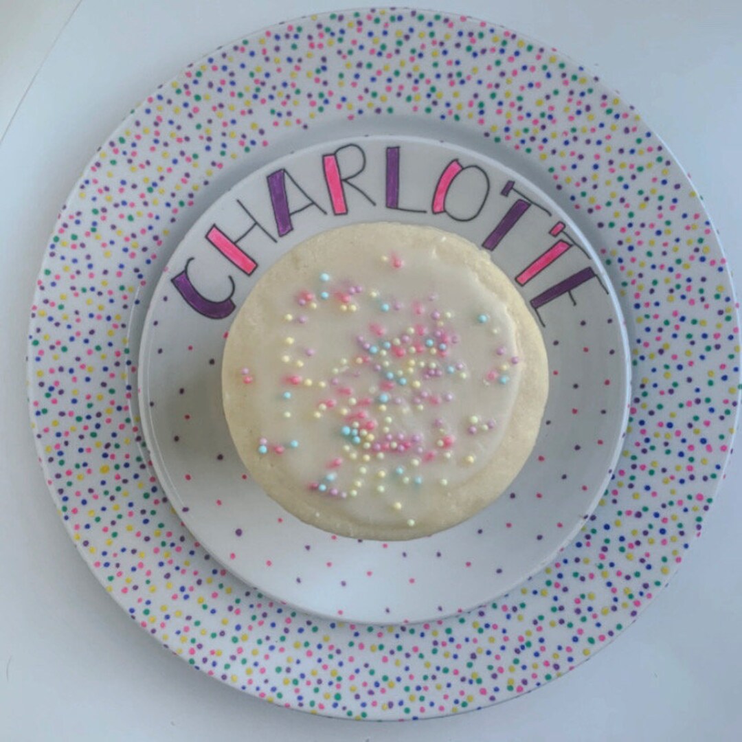 Confetti Plate - Etsy