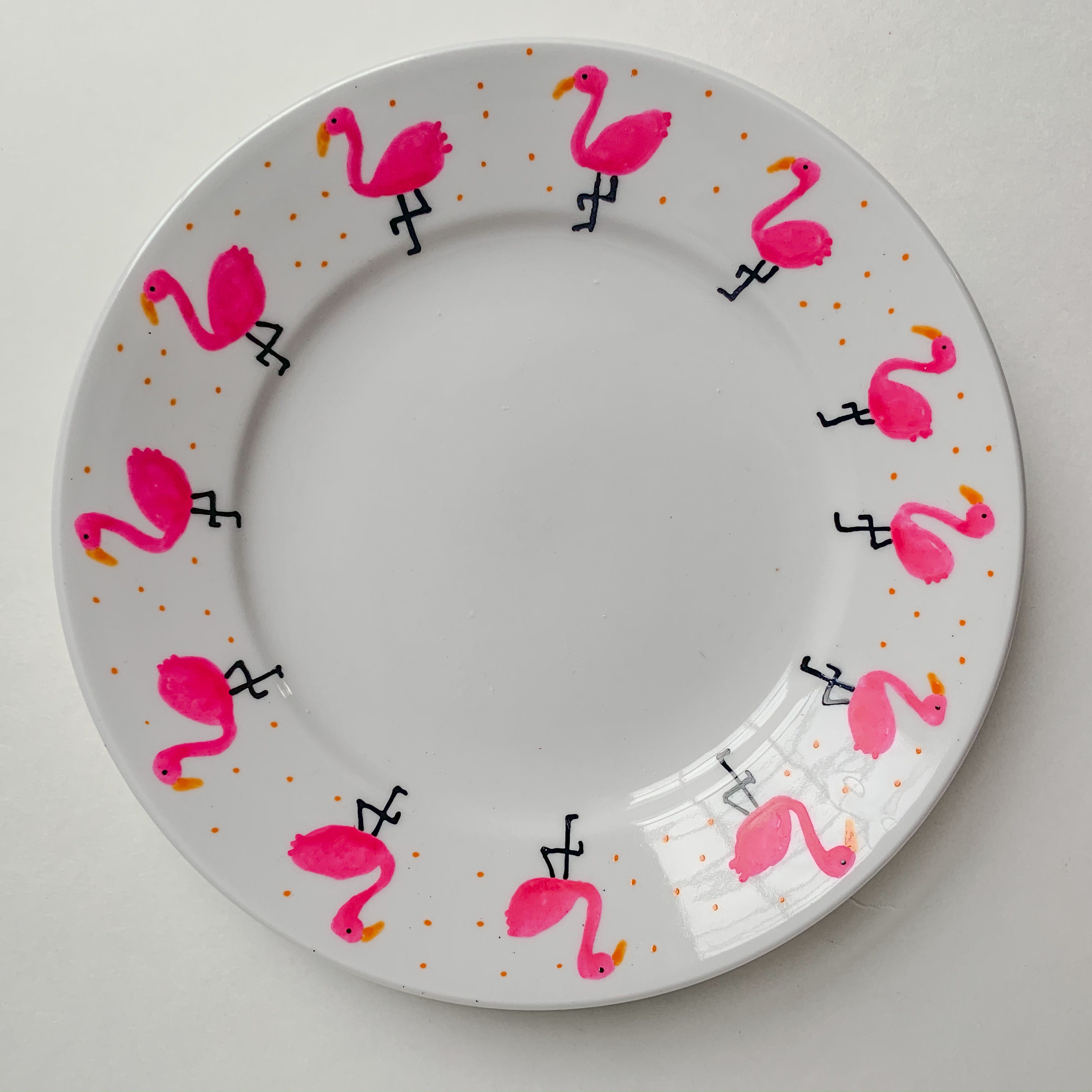 Flamingo Plate - Etsy