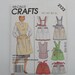 Vintage Mccall's 2132 Sewing Pattern UNCUT Anytime Aprons Full Half ...