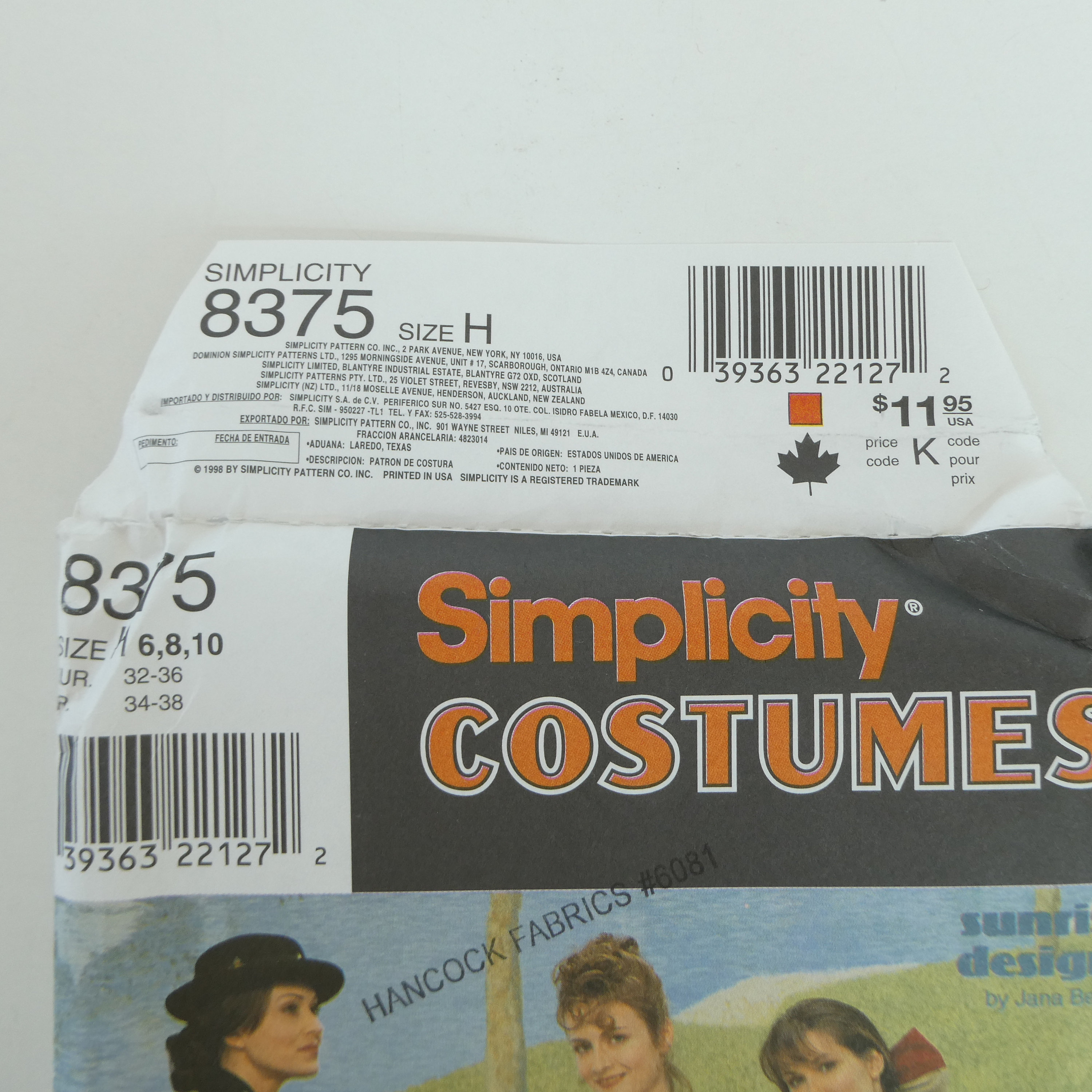 Vintage Simplicity 8375 Sewing Pattern UNCUT Edwardian Titanic Walking ...