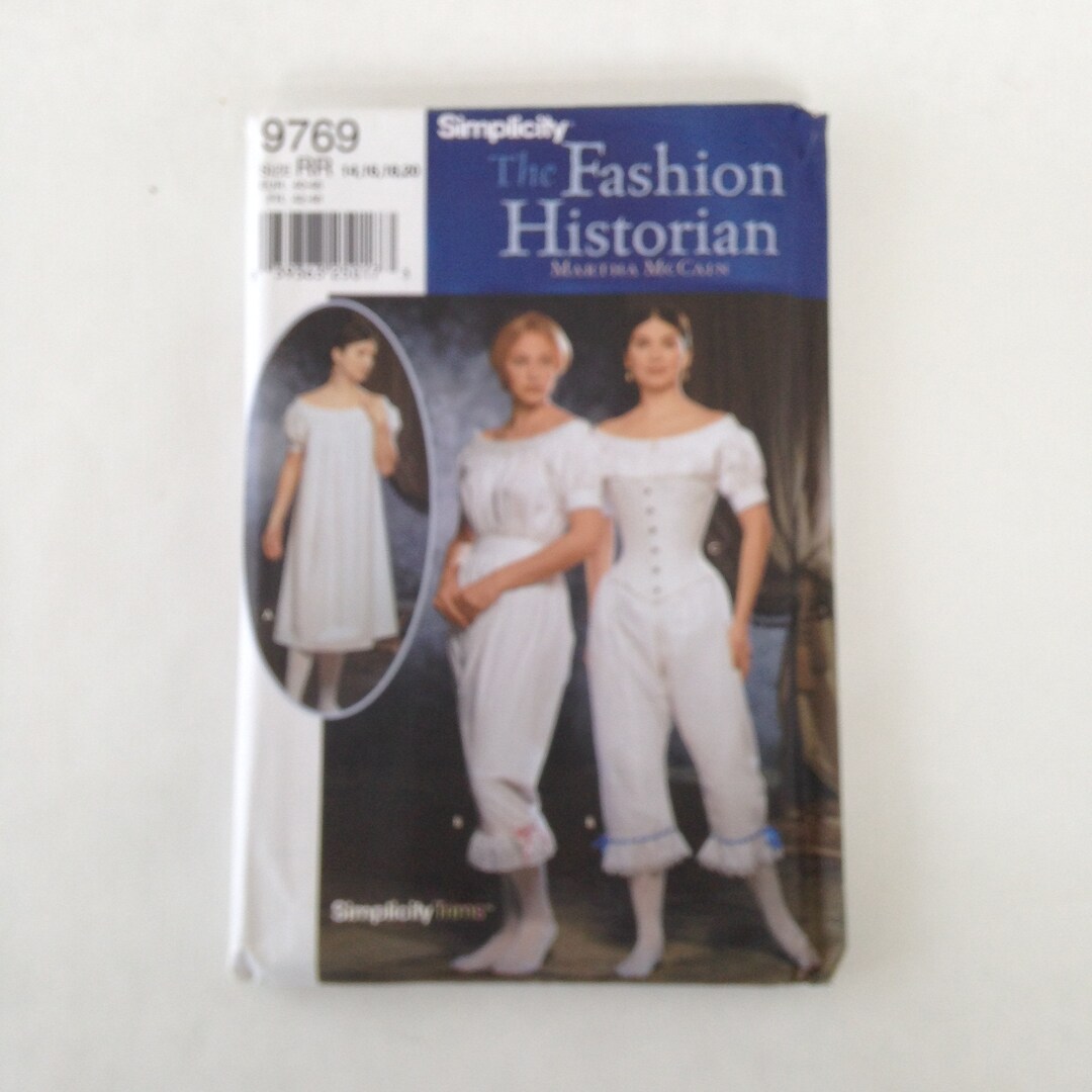 Simplicity 9769 Sewing Pattern UNCUT the Fashion Historian Marth Mccain ...