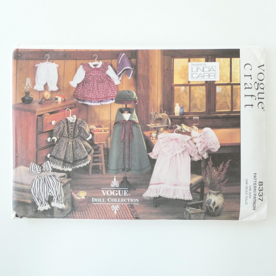 Vintage Vogue Craft 8337 Sewing Pattern UNCUT Linda Carr Early American ...