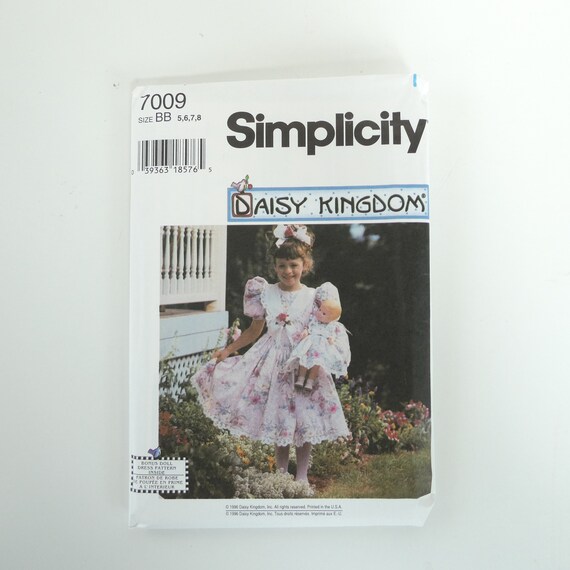 Vintage Daisy Kingdom Simplicity Sewing Pattern 7009 UNCUT - Etsy