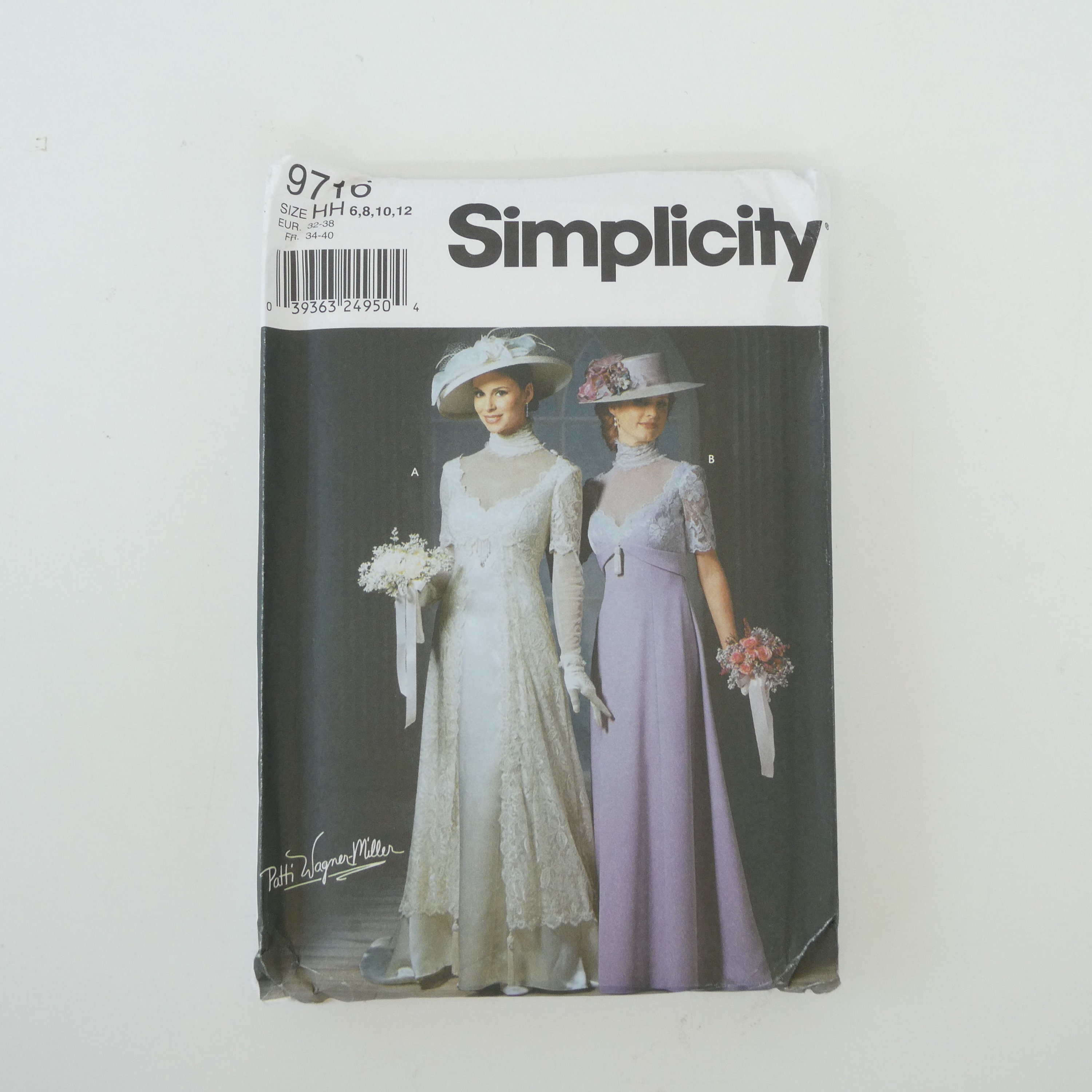 Vintage Simplicity 9716 Sewing Pattern UNCUT Edwardian Lace - Etsy