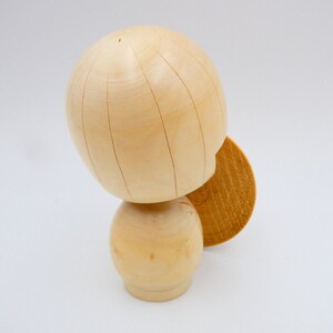 Kokeshi Doll Girl With Parasol Umbrella Japanese Artist Sosaku Signed ...