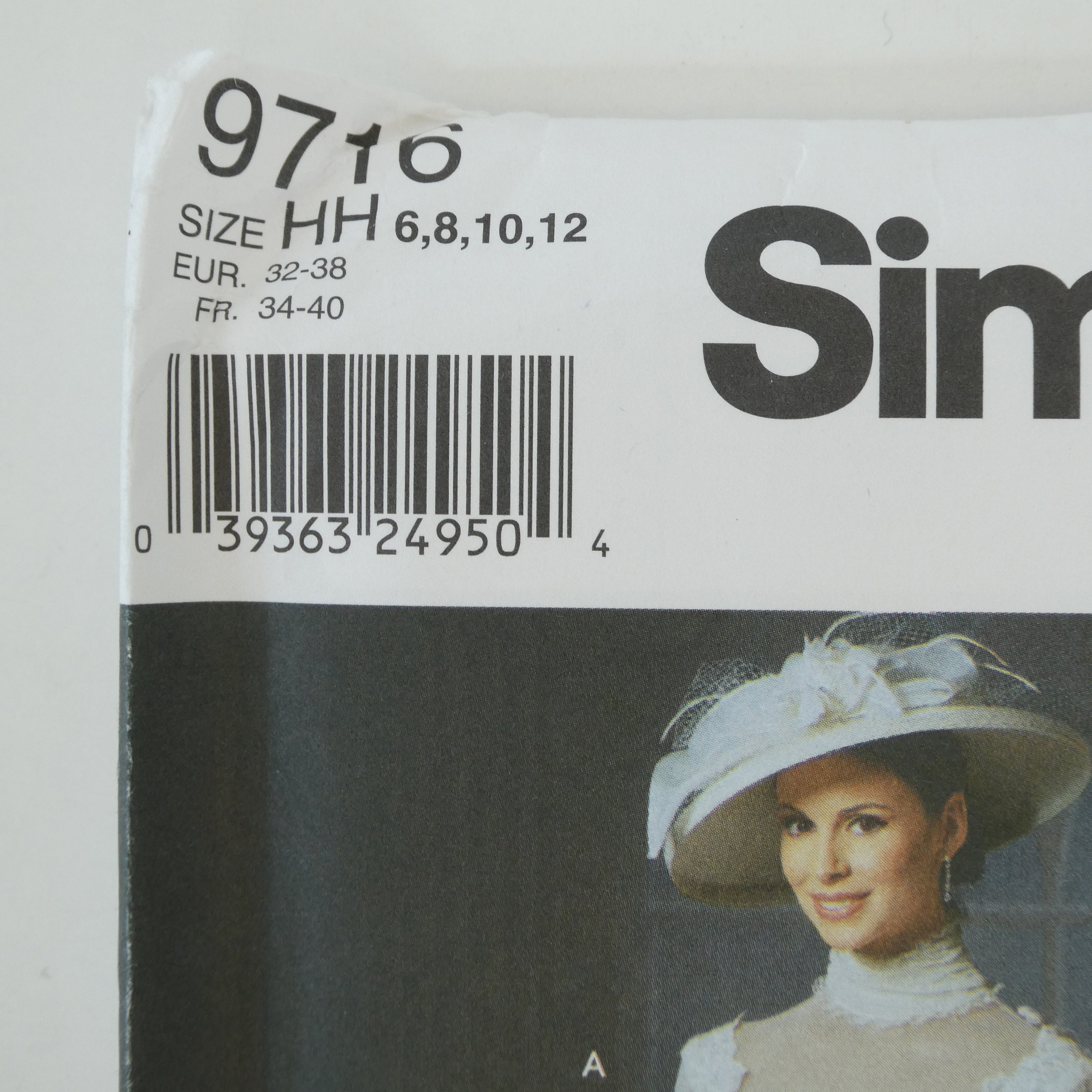 Vintage Simplicity 9716 Sewing Pattern UNCUT Edwardian Lace - Etsy