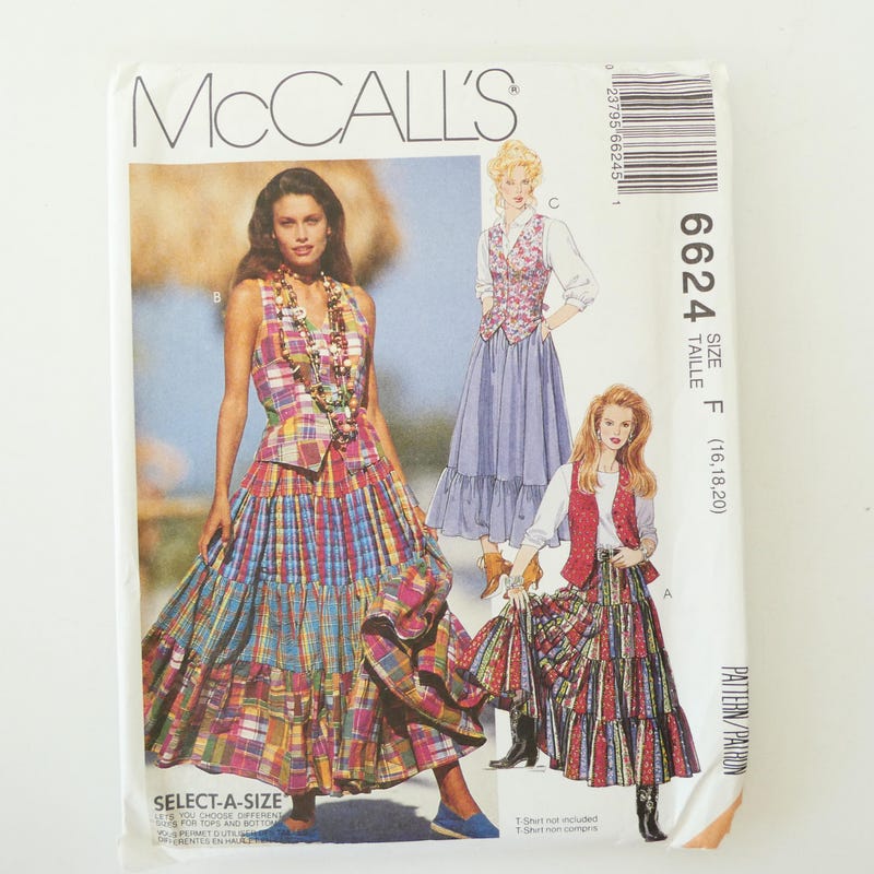 Prairie Skirt Pattern - Etsy