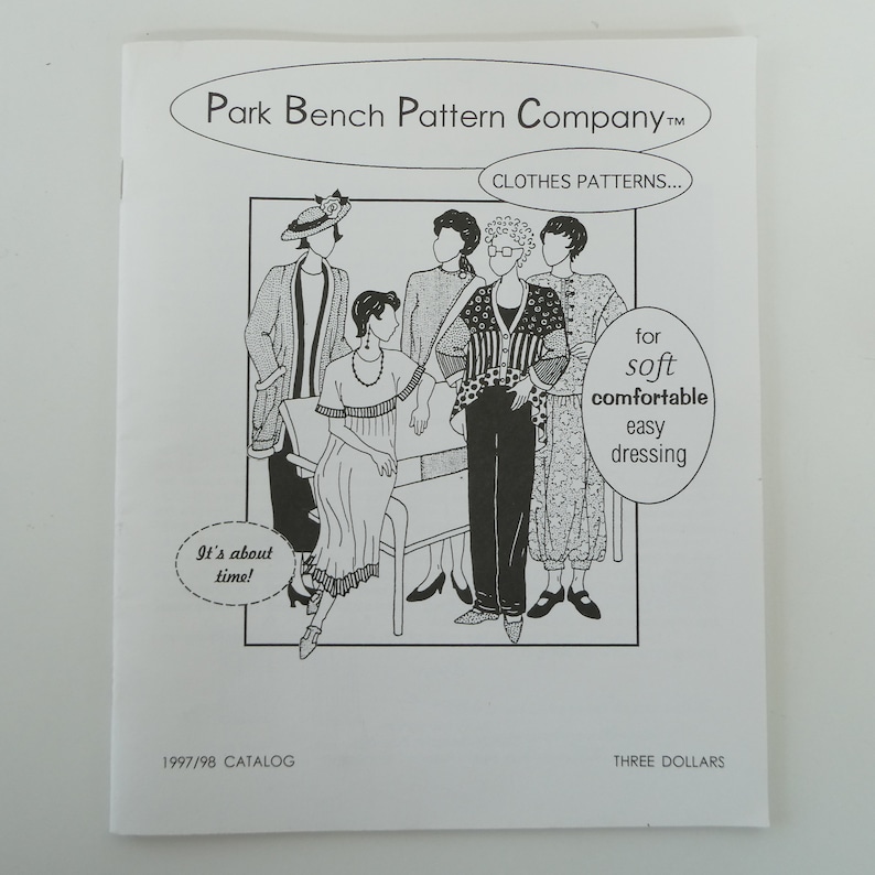 Park Bench Pattern Company Woodstock 20 UNCUT Wrap Skirt and Top/vest ...