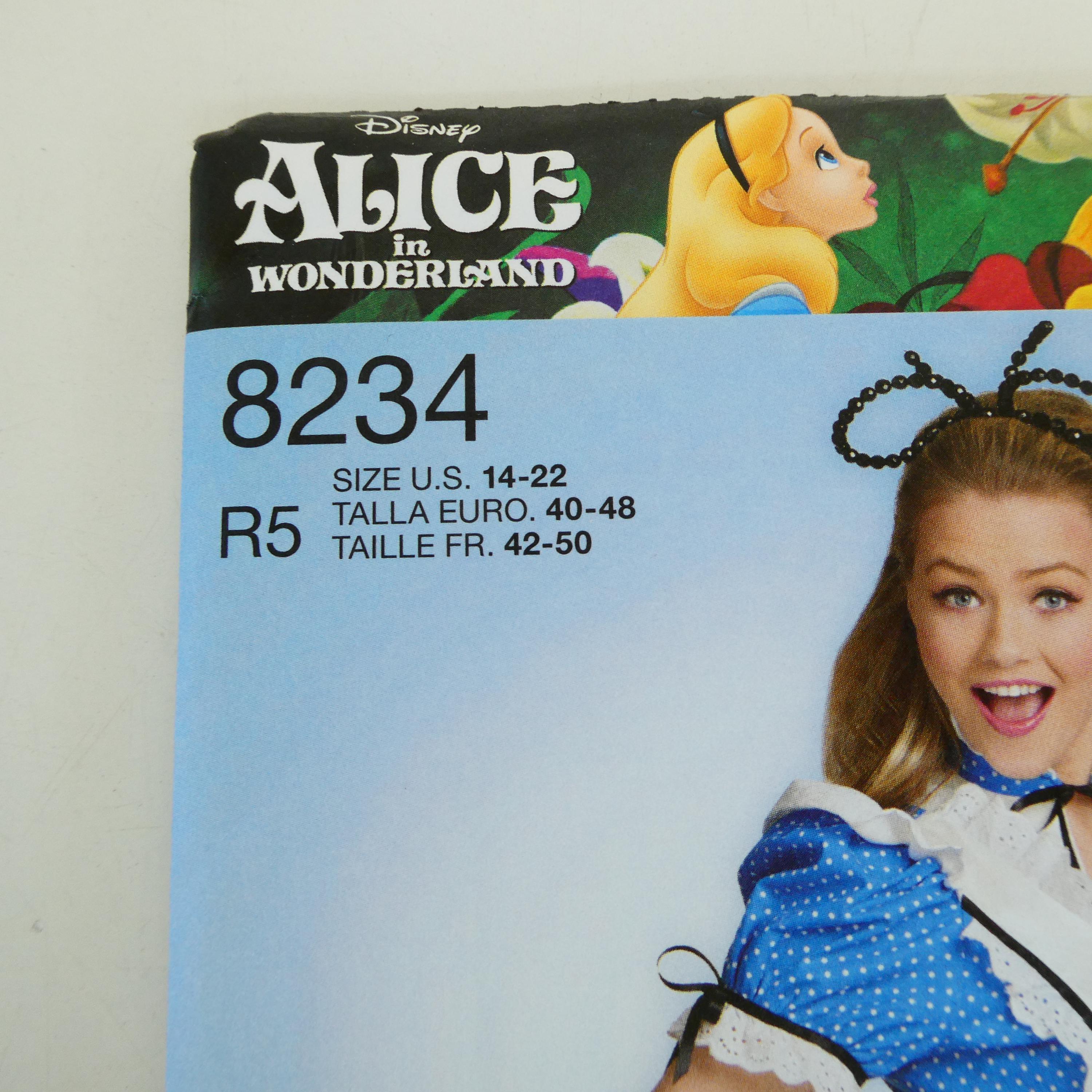 Simplicity 8234 Costume Sewing Pattern UNCUT Alice in Wonderland Misses ...