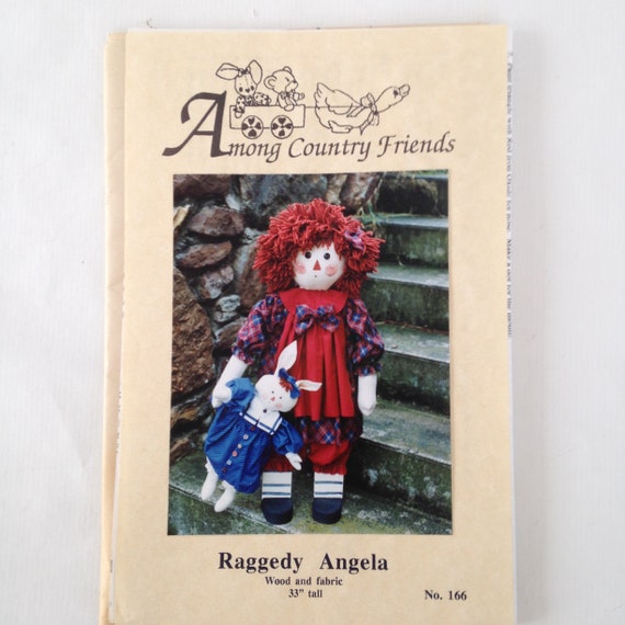 Vintage Among Country Friends Pattern No. 166 UNCUT Raggedy - Etsy