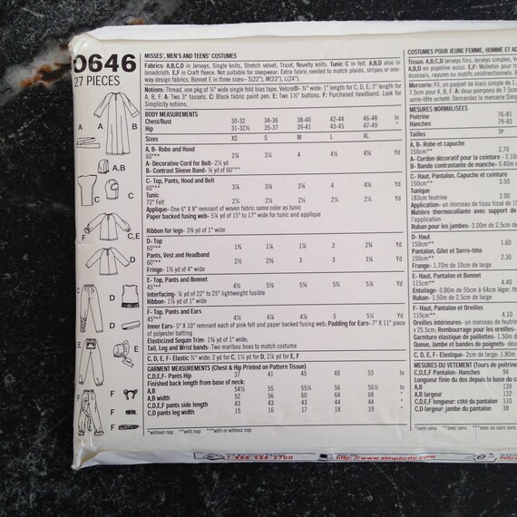 Sewing & Needlecraft Craft Supplies & Tools Kits & How To Child Sizes 22-27 Chest Baby Ninja ...