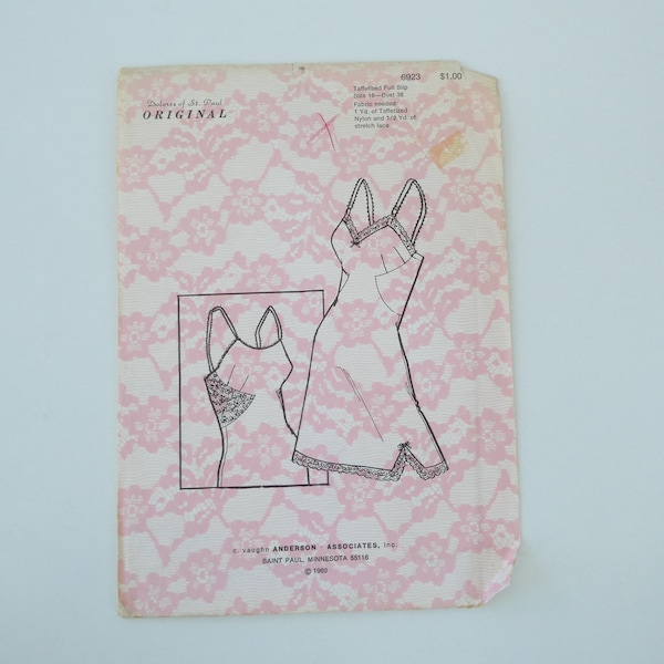 Full Slip Pattern - Etsy