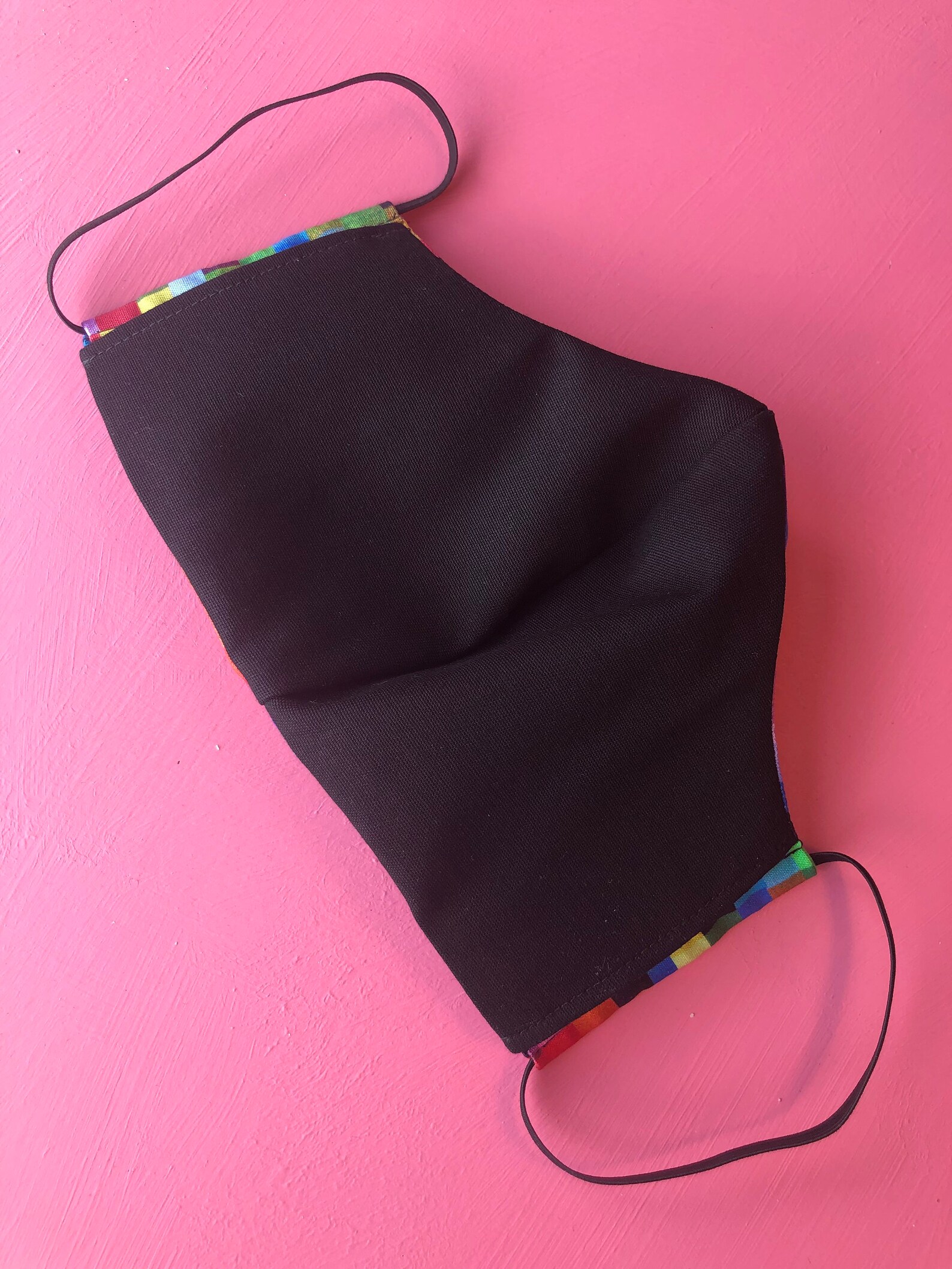 Pixelated Glitch Vaporwave Aesthetic Reusable Mask With Pocket | Etsy