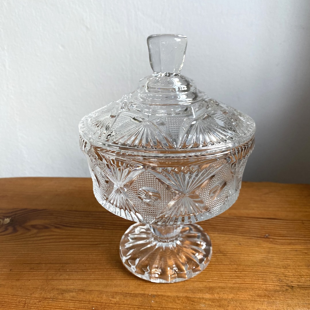 Glass Candy Container Bonnboniere glas Bonnboniereglass Candy Container ...
