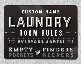 Laundry Room Sign Laundry Metal Wall Art Laundry Wall Decor - Etsy