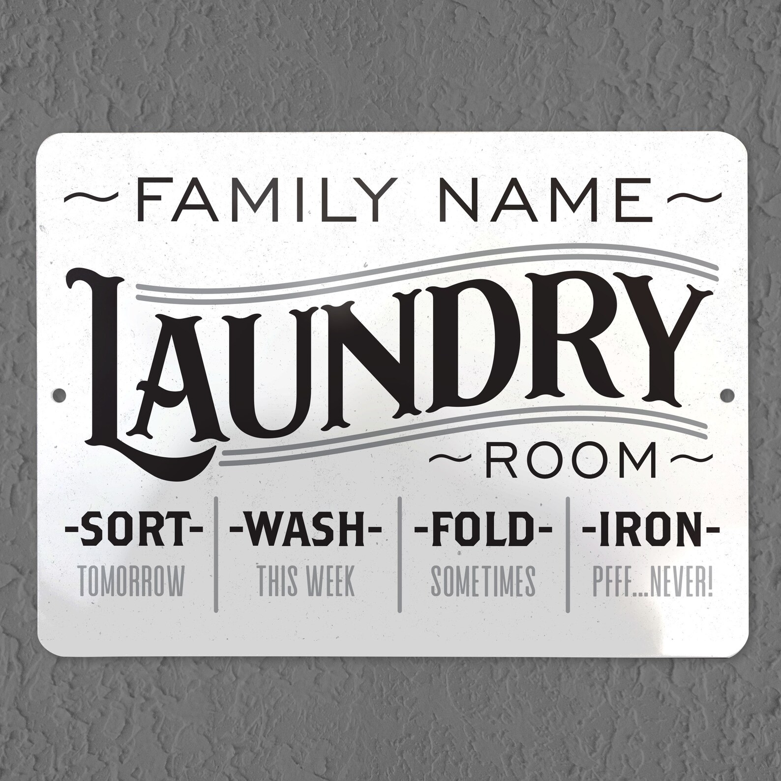 Custom Name Laundry Sign Customized Housewarming Gift Wash Etsy custom-name-laundry-sign-customized-housewarming-gift-wash-etsy