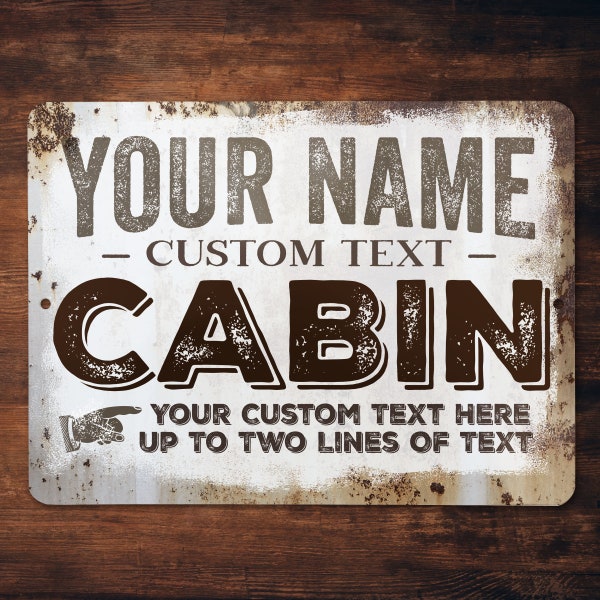 Custom Cabin Signs - Etsy