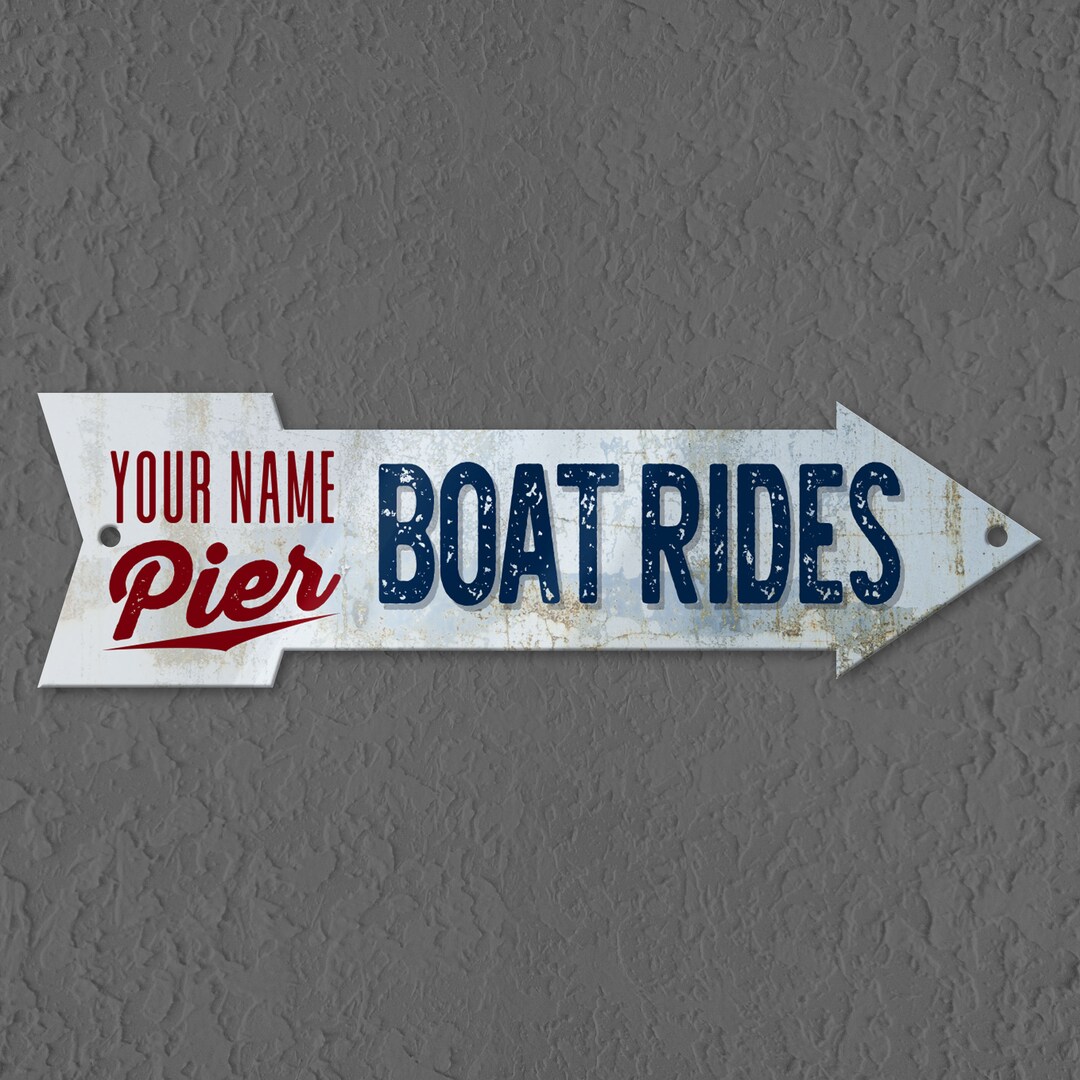 Custom Boat Rides Sign, Custom Housewarming Gift, Lake Home, Lake Home ...