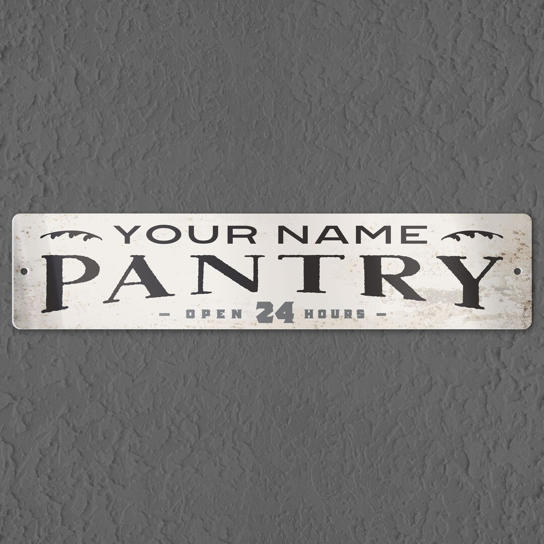Custom Pantry Sign, Kitchen Pantry Sign, Modern Farmhouse Pantry Sign ...