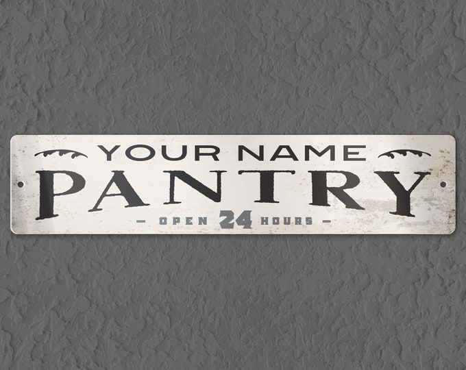 Custom Pantry Sign, Kitchen Pantry Sign, Modern Farmhouse Pantry Sign ...