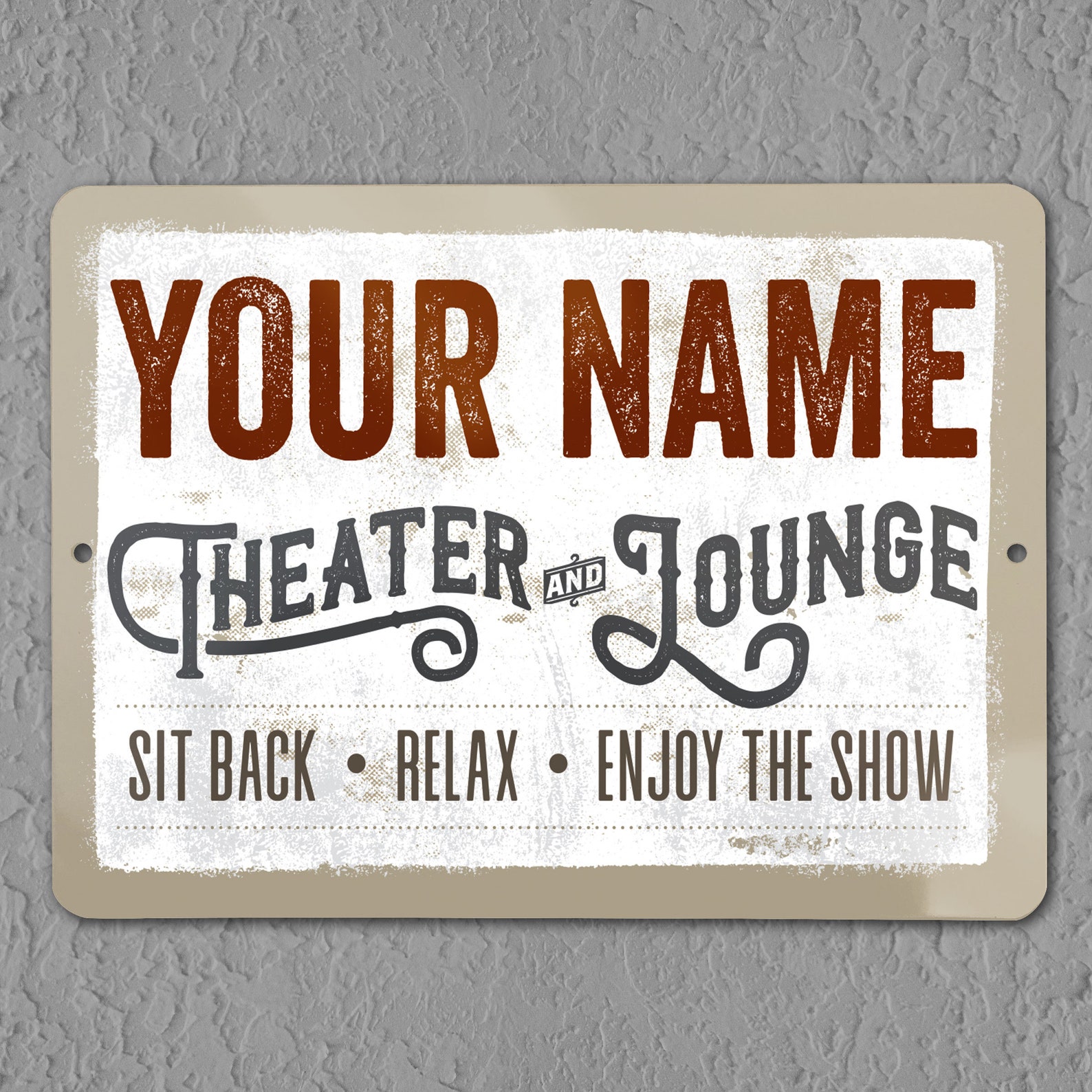 Custom Home Theater Sign Housewarming Gift Home Theater - Etsy