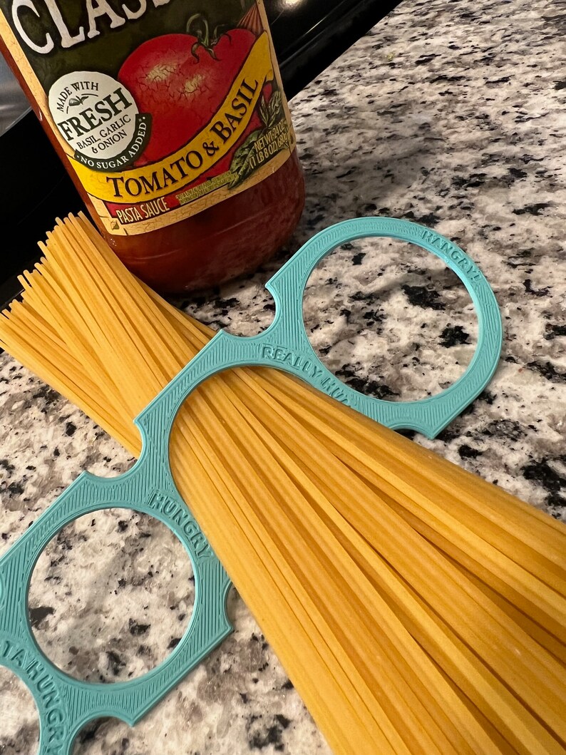 3D Printed Spaghetti Pasta Measuring Tool | Portion Control Cooking ...