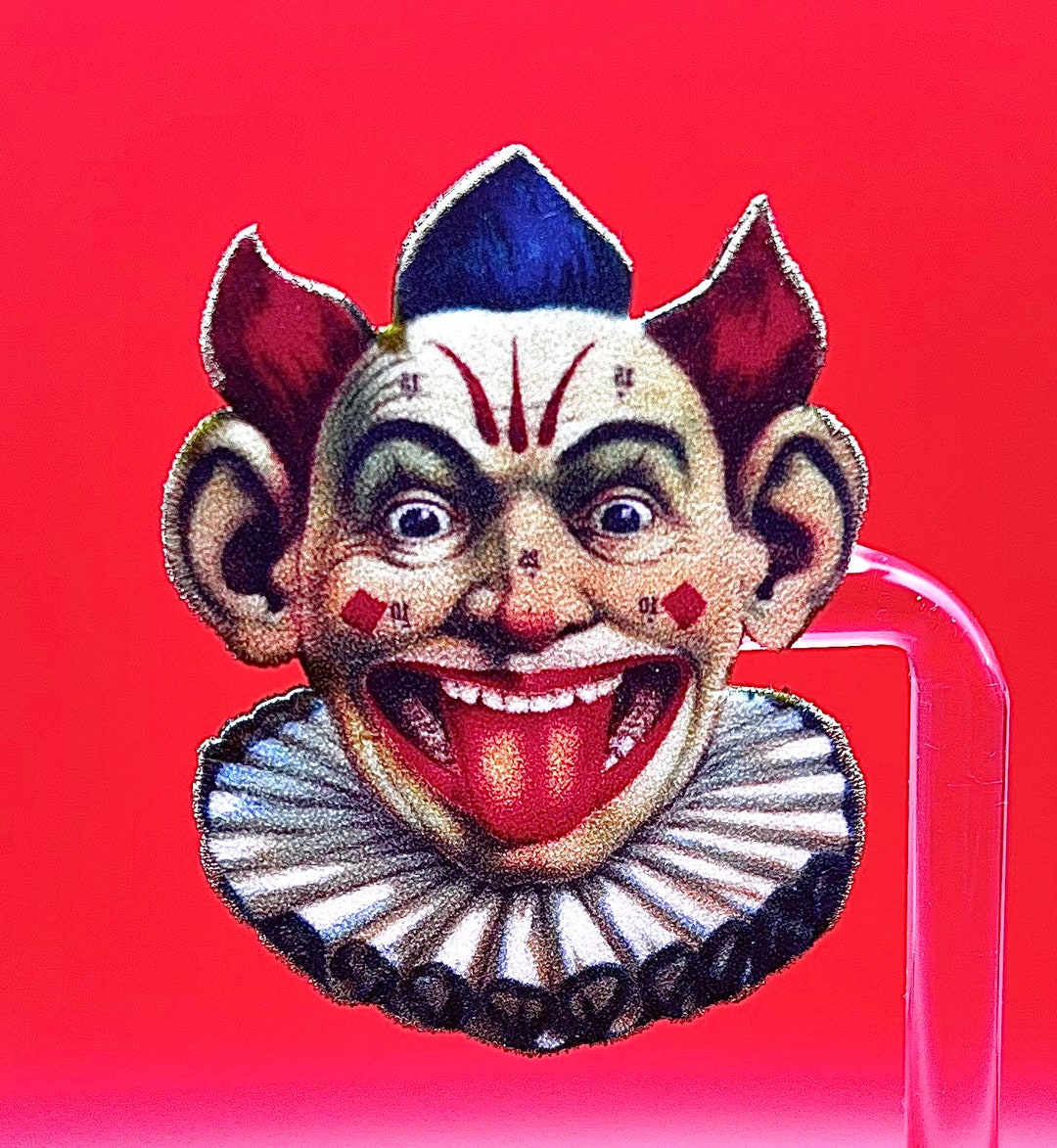 Creepy Clown Pin - Etsy