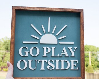 Go Play Outside - Etsy