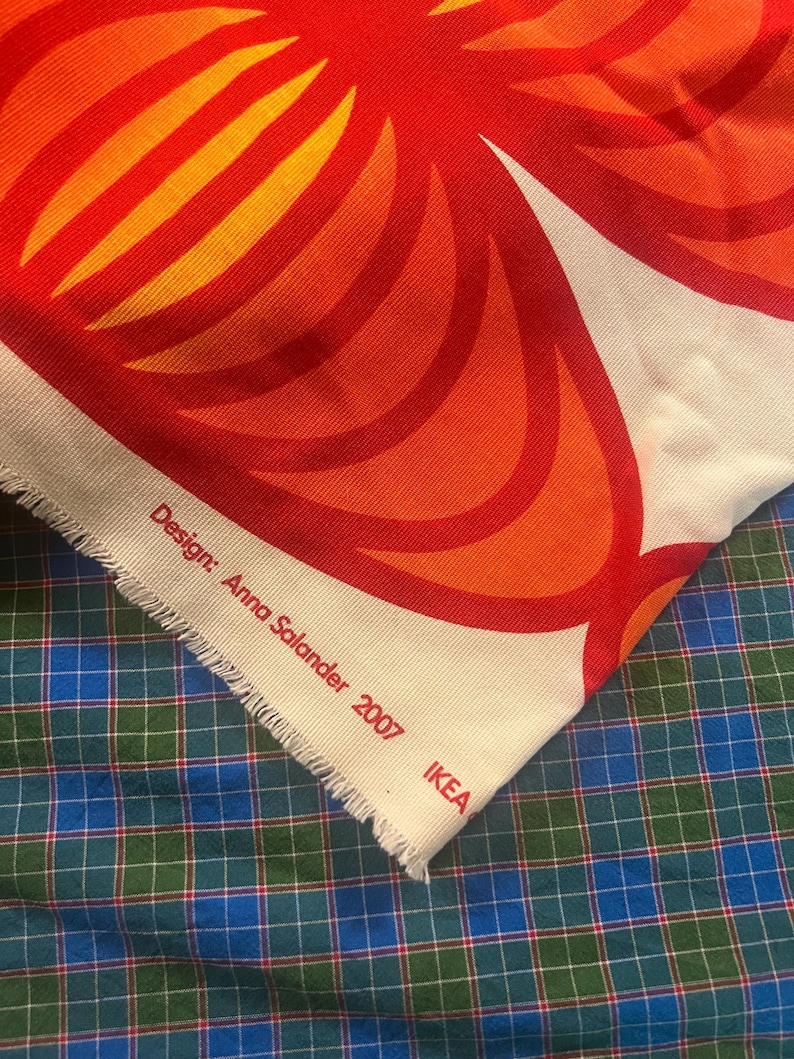 Anna Salander 2007 Fabric for Ikea - Etsy