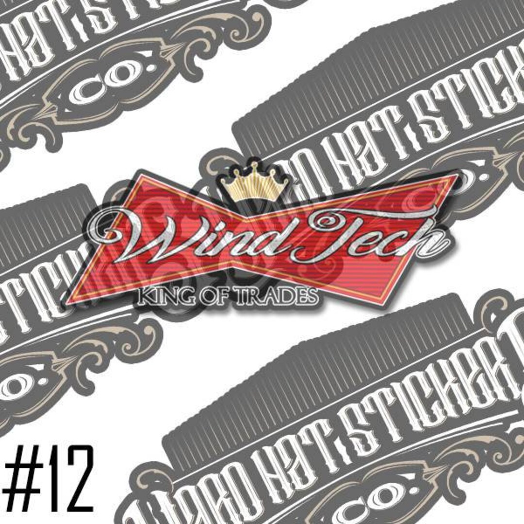 Wind Tech Hard Hat Stickers 3pack - Etsy