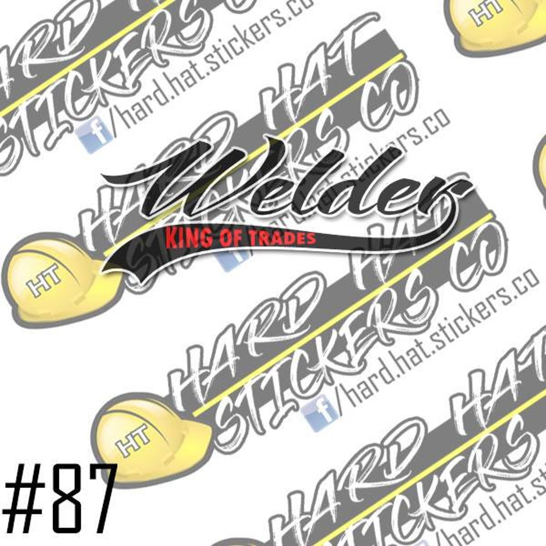 Welder King of Trades Sticker 3pack - Etsy