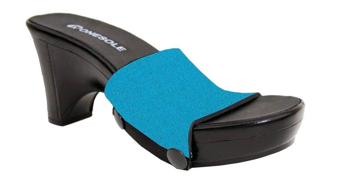 Onesole Interchangeable Traveler Black Shoe Set With Paisley and ...