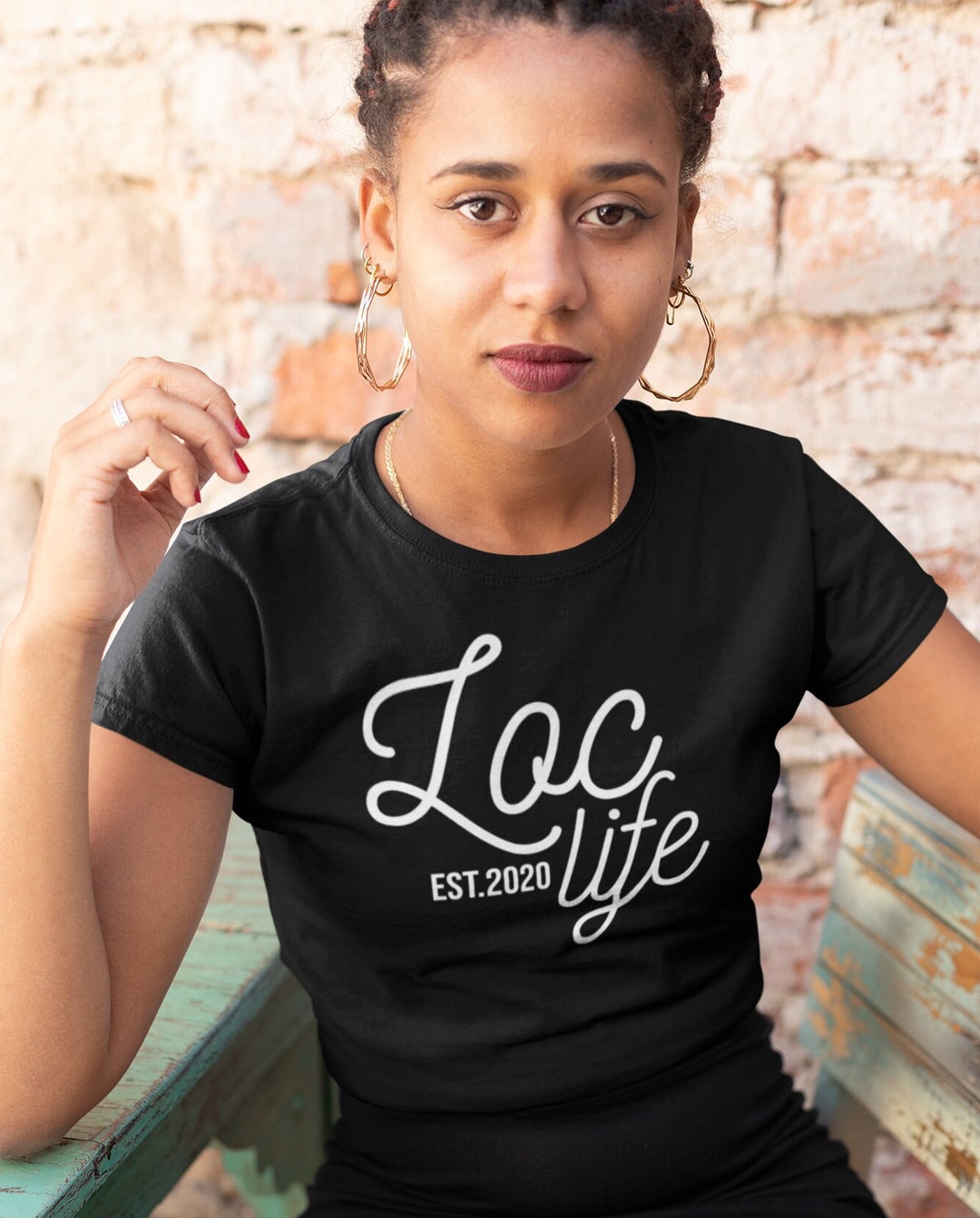 Camiseta Loc Life Est.2020, camisa Loc'd, camiseta Locs - Etsy España
