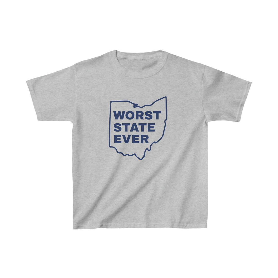 Worst State Ever Penn State Fan Kids Heavy Cotton™ Tee - Etsy