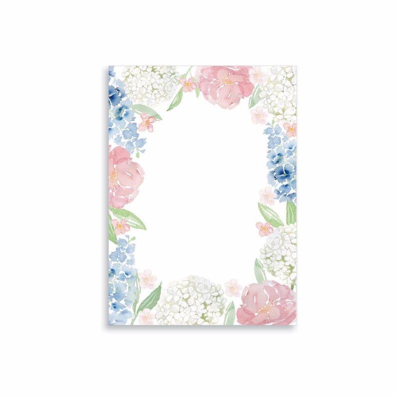 Spring Flowers Notepad - Etsy