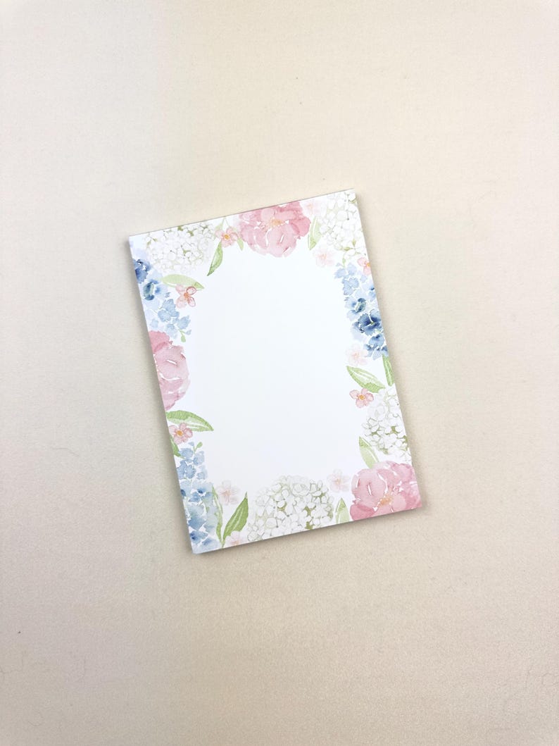 Spring Flowers Notepad - Etsy