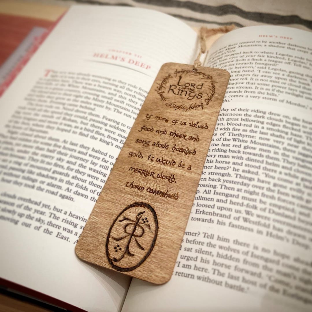 The Lord of the Rings Bookmark - Thorin Oakenshield Quote - Etsy
