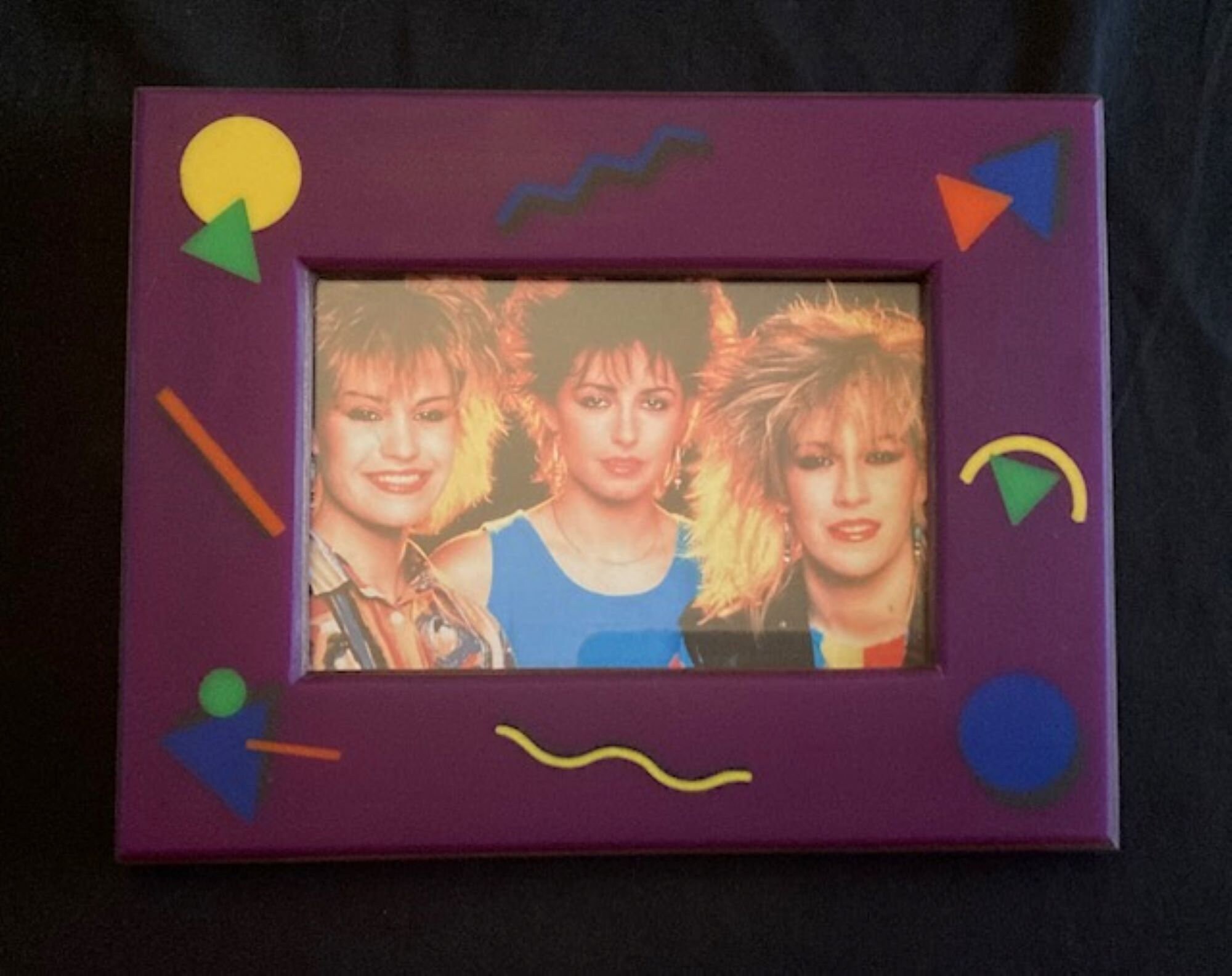 80s Retro 4x6 Frame Nostalgic Black Walnut Hardwood - Etsy