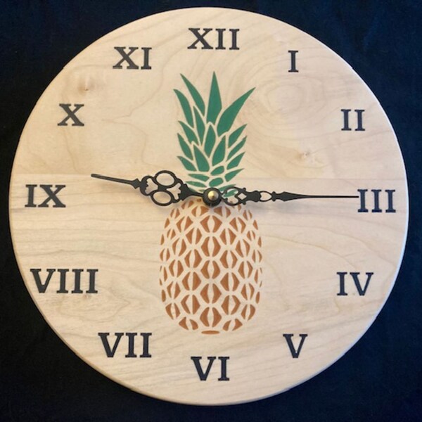Pineapple Clock - Etsy