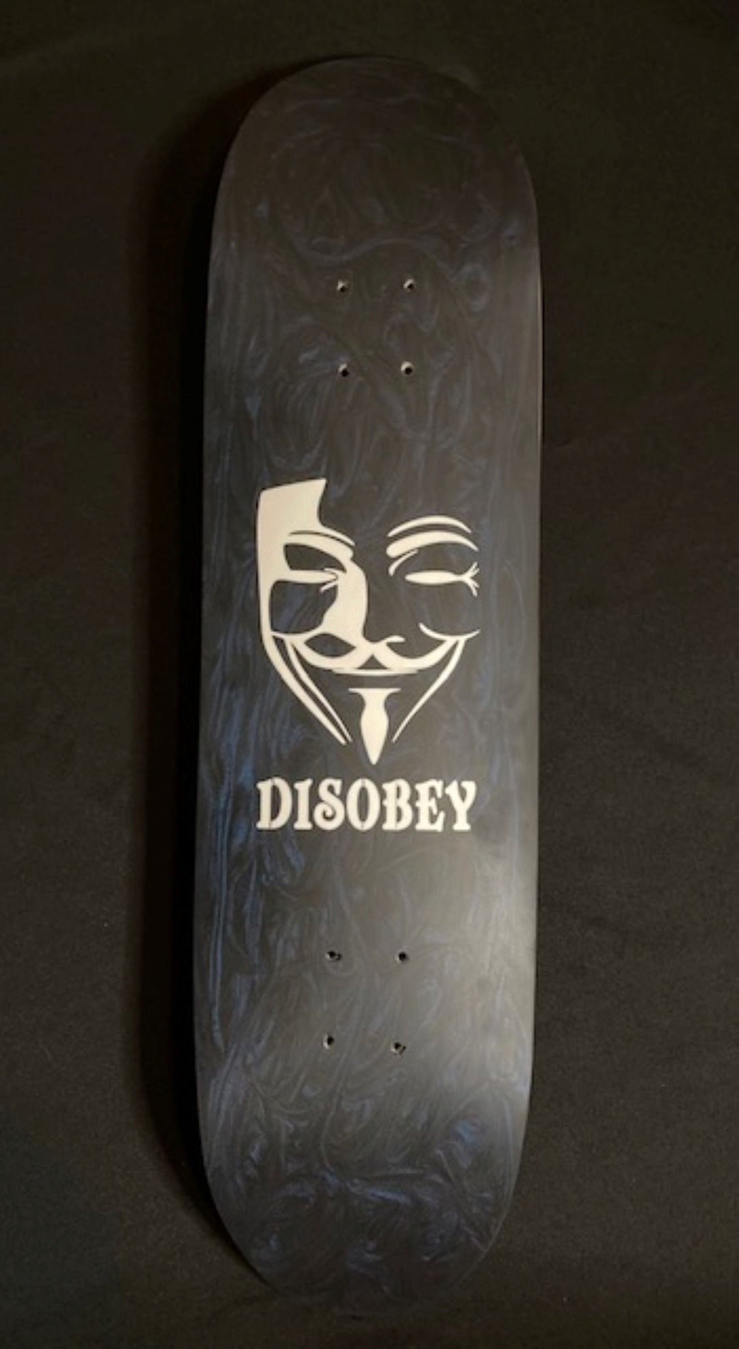 V for Vendetta Skateboard Deck Guy Fawkes 5th of November Skateboard ...