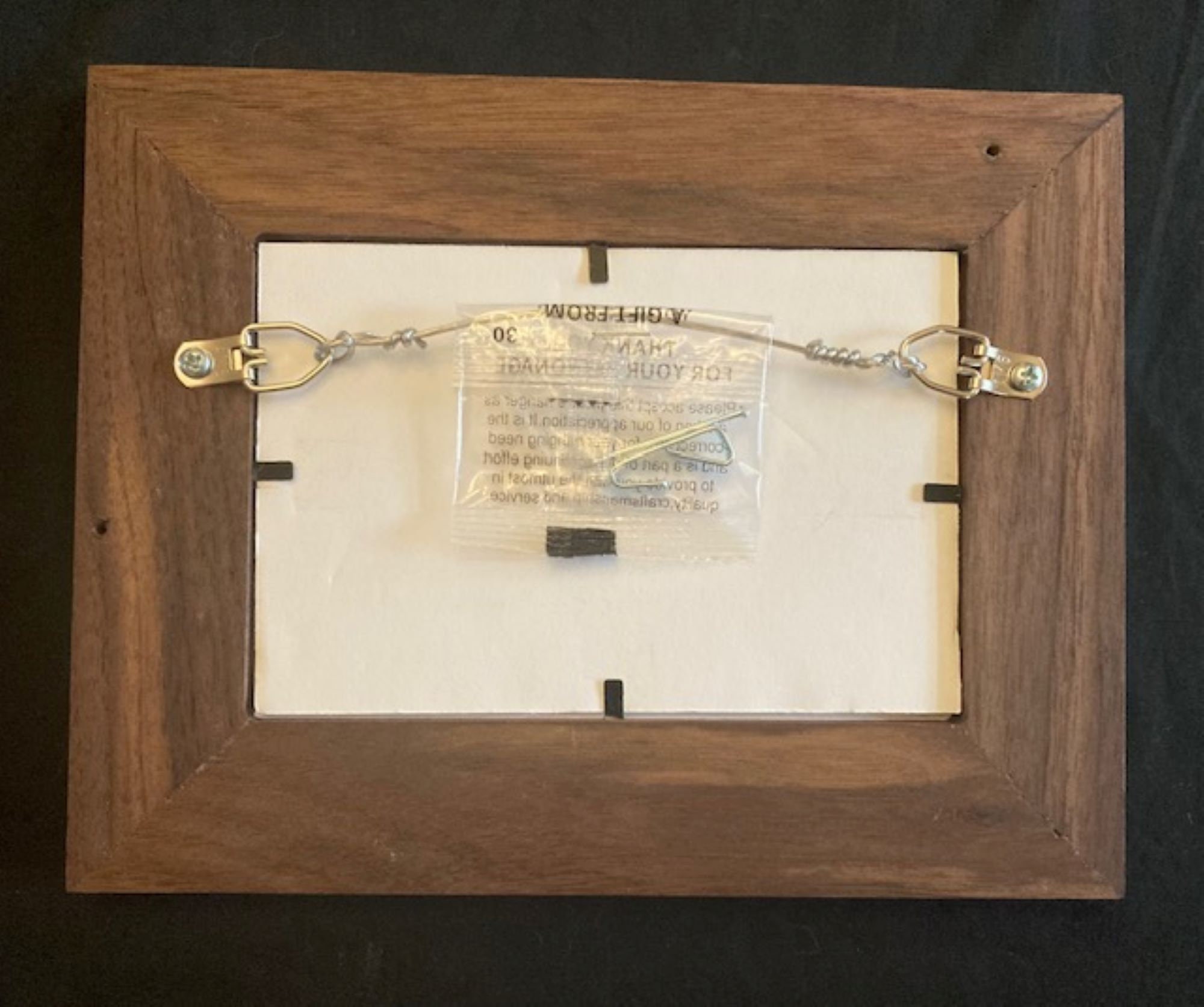 80s Retro 4x6 Frame Nostalgic Black Walnut Hardwood - Etsy