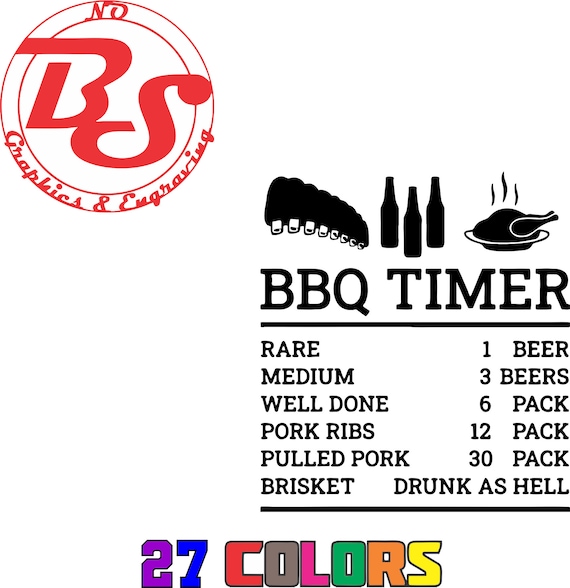 10.5x8 BBQ Timer for Pellet Smoker Hopper Trager Weber - Etsy