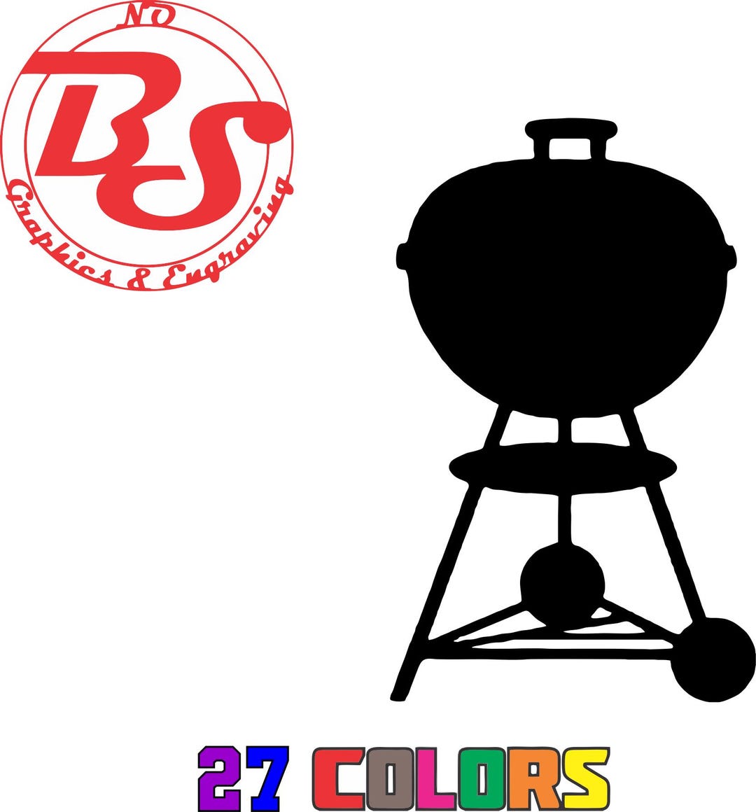 Weber Grill Vinyl Decal, BBQ Kettle Sticker - Etsy