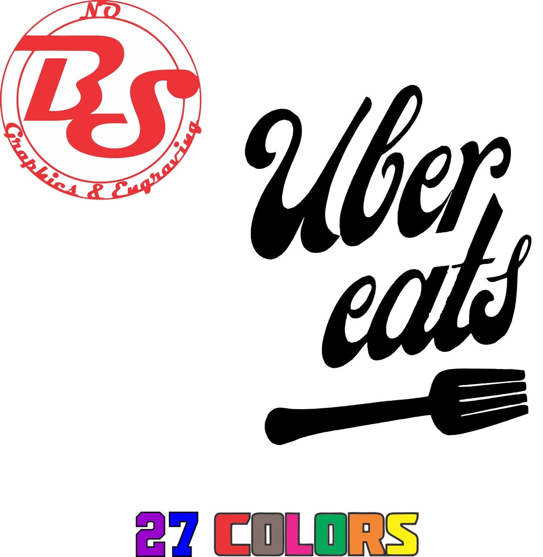 6 Uber Eats Delivery Drivers Taxi Ride Driver Vinyl Display Decal ...