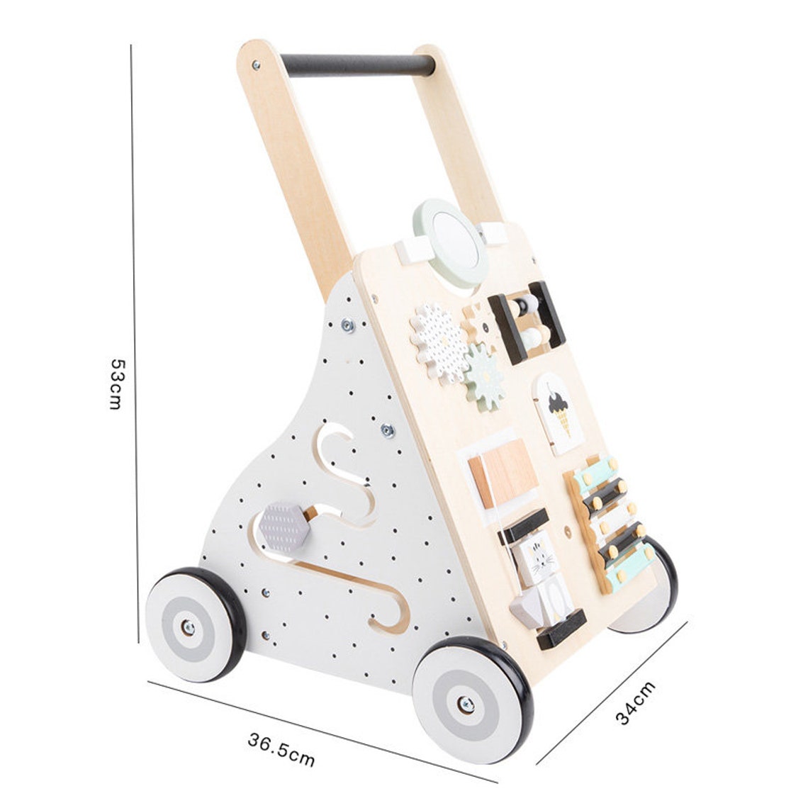 Kids Wooden Baby Push Walker Push and Pull Learning Walking - Etsy