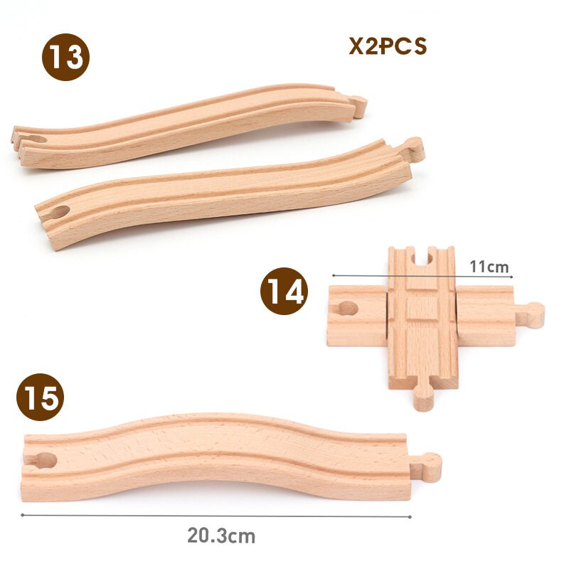 Wooden Train Track Parts Compatible With All Major Brands | Etsy